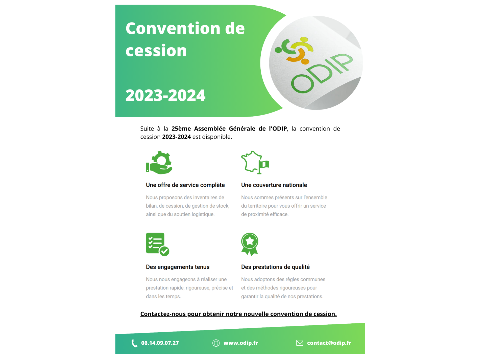 25ème Assemblée Générale de l'ODIP - ODIP